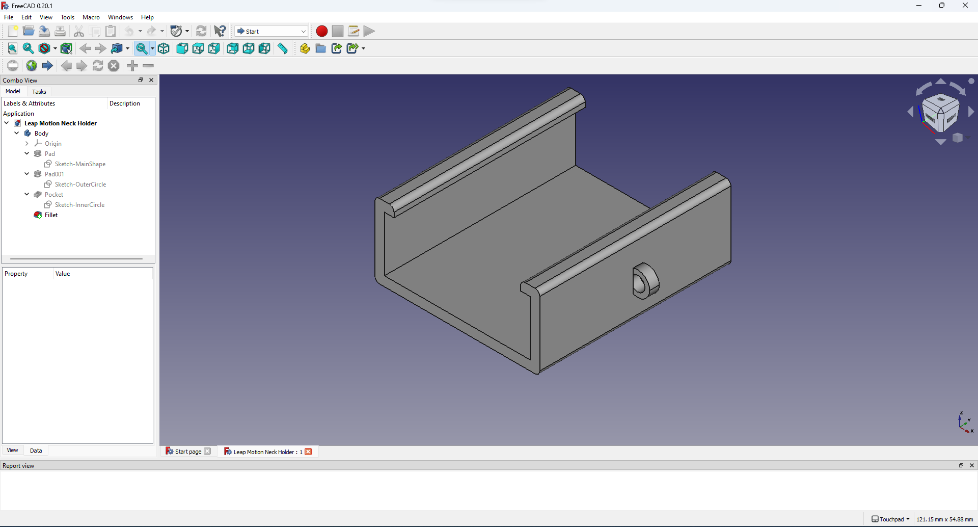 Leap Motion Pendant Holder by Jason | Download free STL model ...