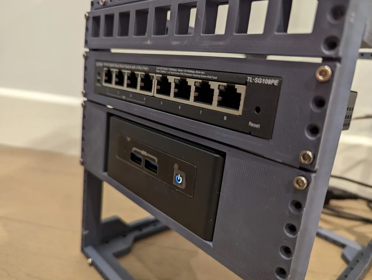 19cm network rack additional mounts by dmuva | Download free STL model ...