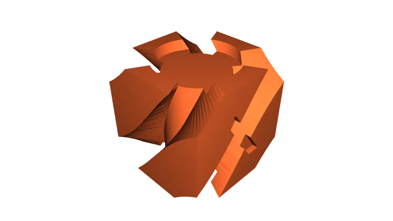 Twisted Dual Color XYZ Calibration Cube by Waikikiprod | Download free ...