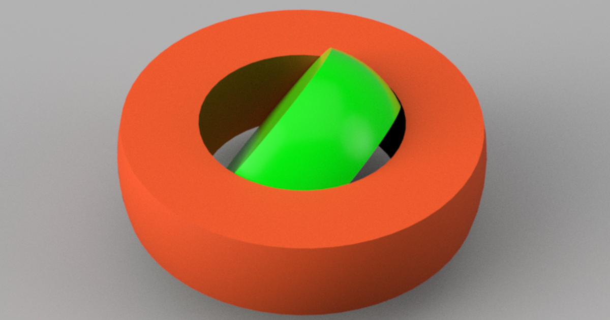 Simple 3D Spinner by Aaron F | Download free STL model | Printables.com