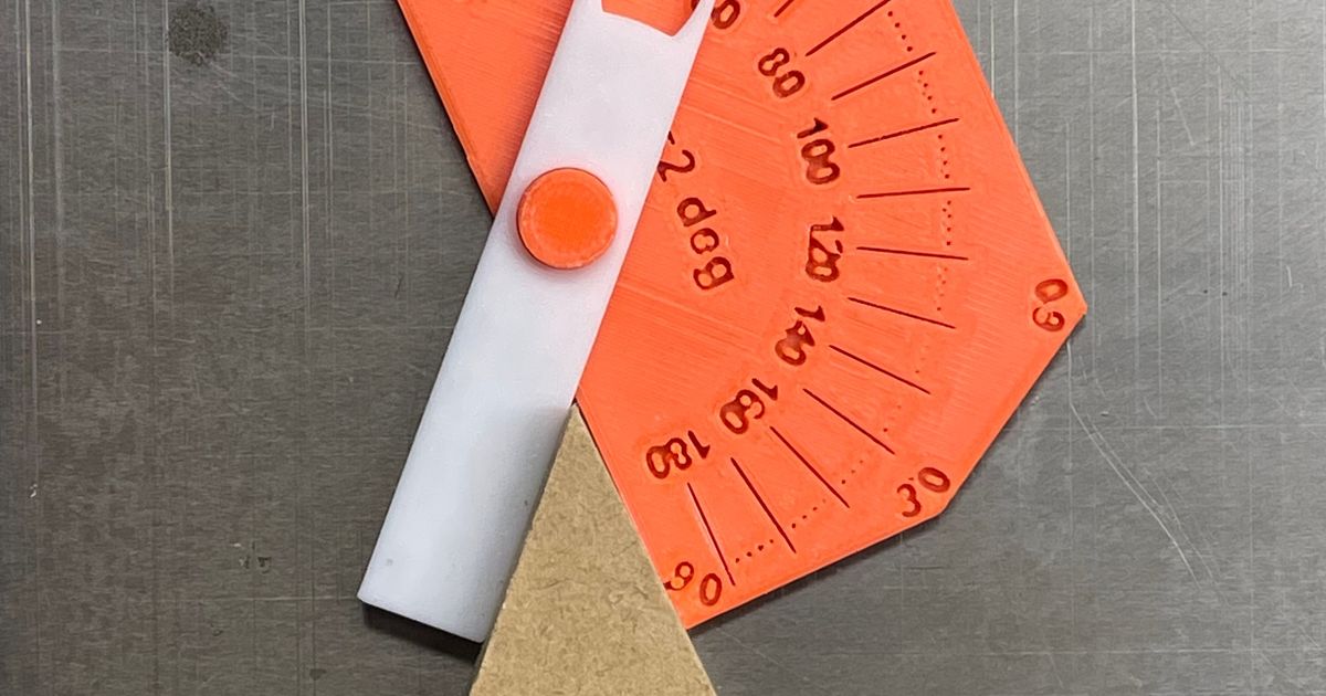 Angle Measuring Tool by PhDGoSlowAncient | Download free STL model ...