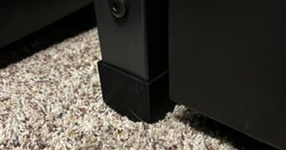 2" desk post riser/ lifter by Alex | Download free STL model ...