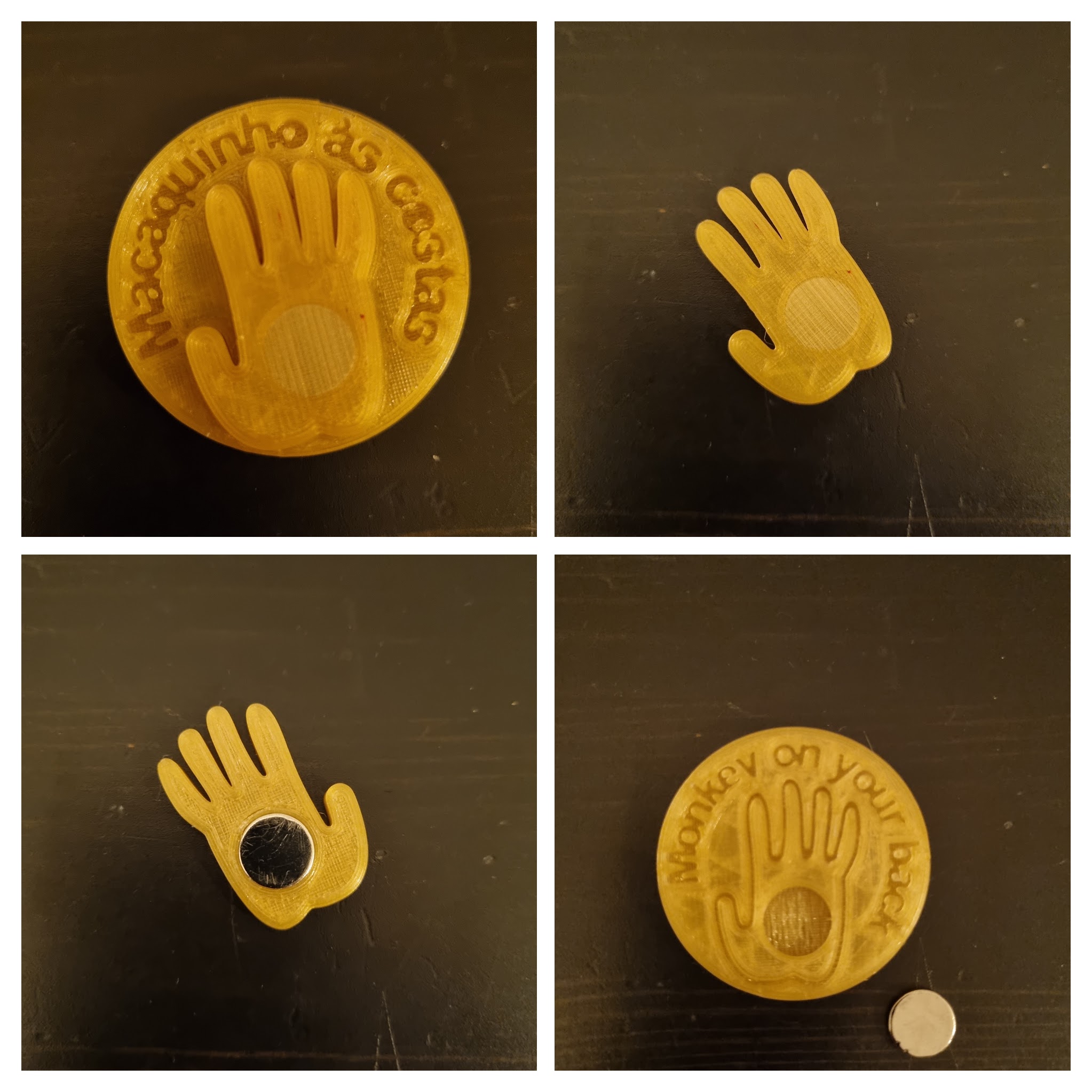 Monkey Coin von -NF- | Kostenloses STL-Modell herunterladen ...