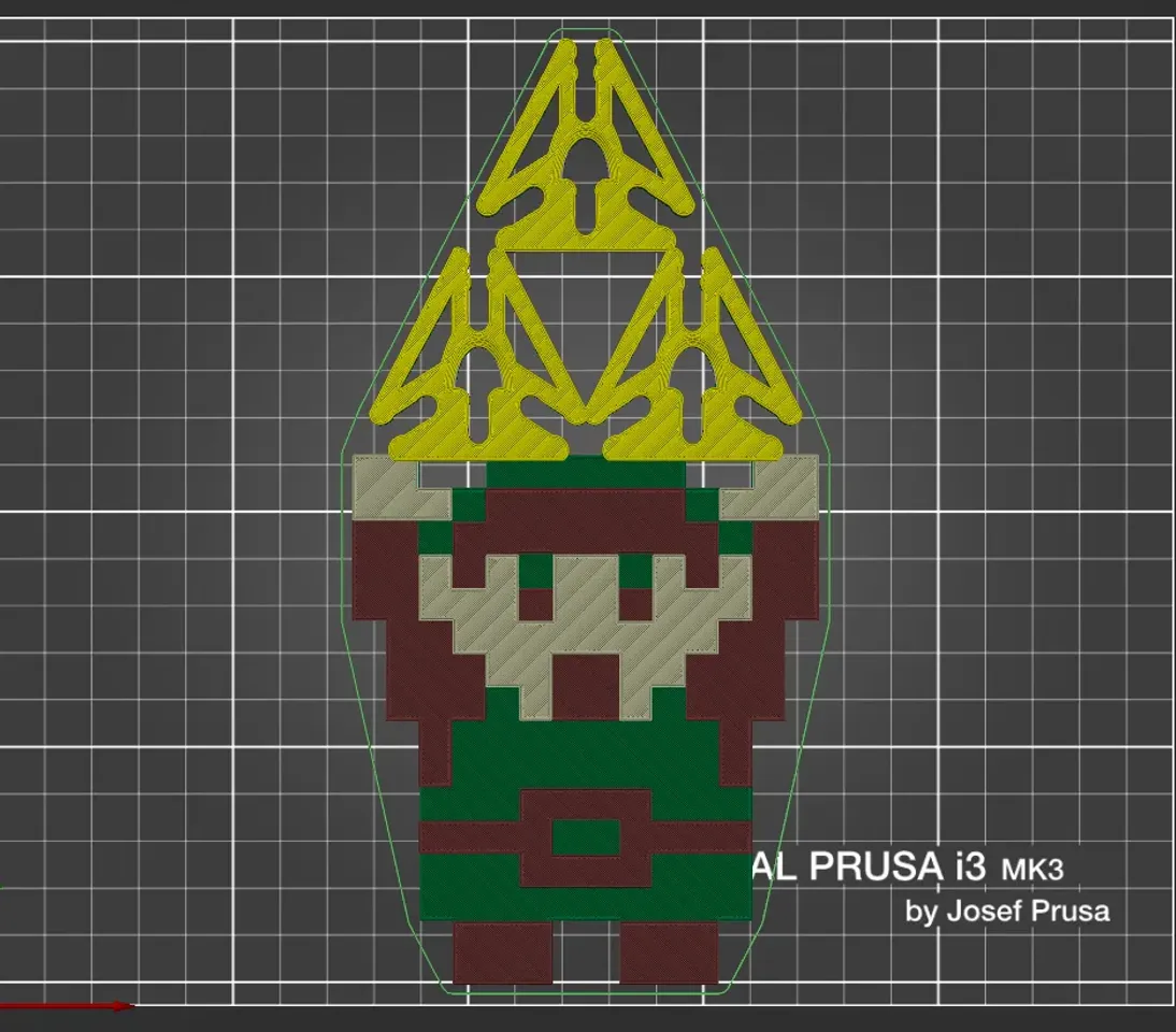 Modèle De Pixel Art Triforce