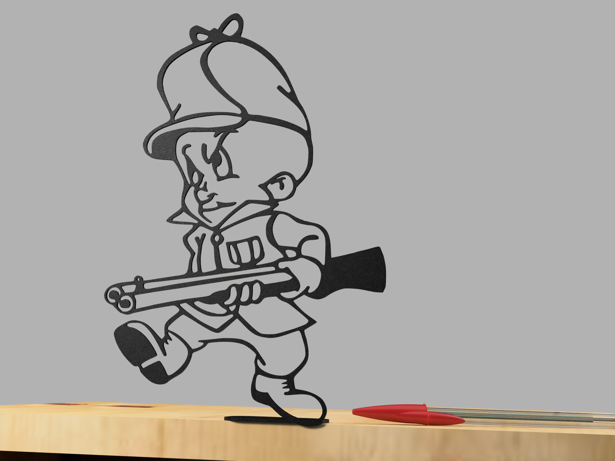 Elmer Fudd - It's wabbit hunting season by Joe | Download free STL ...