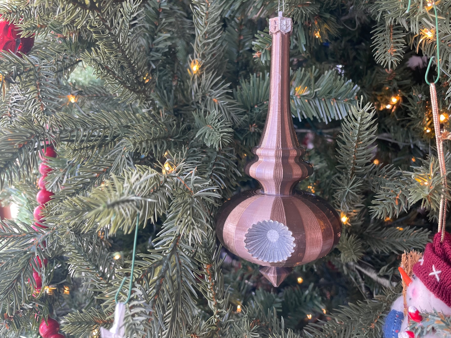 Drop Spindle Christmas Ornament by RetroMaker | Download free STL model ...