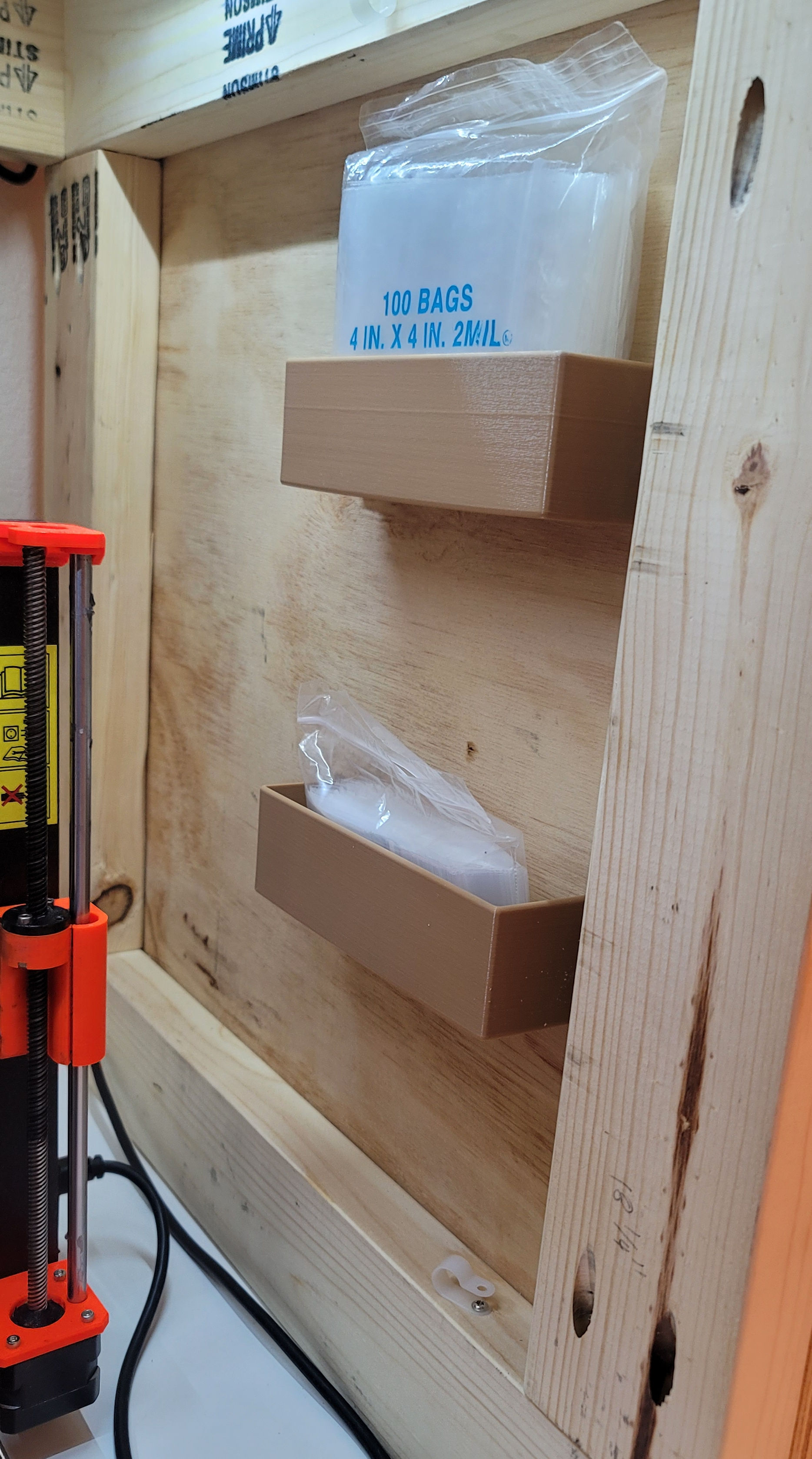 Simple Wall Mount Trays by Brien | Download free STL model | Printables.com