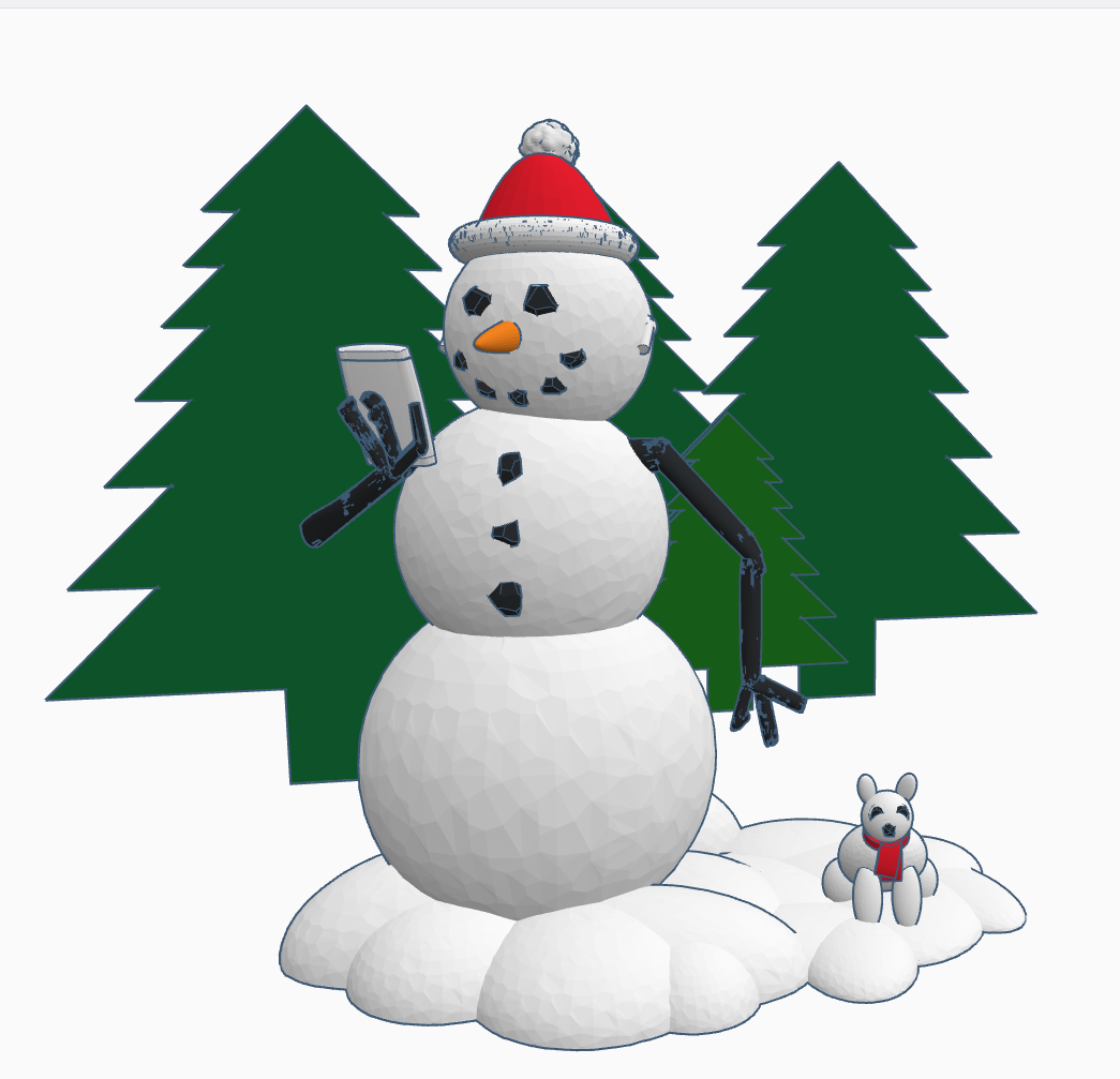 Puppy McFluffy Snow Day by Ozzy The Artist | Download free STL model ...