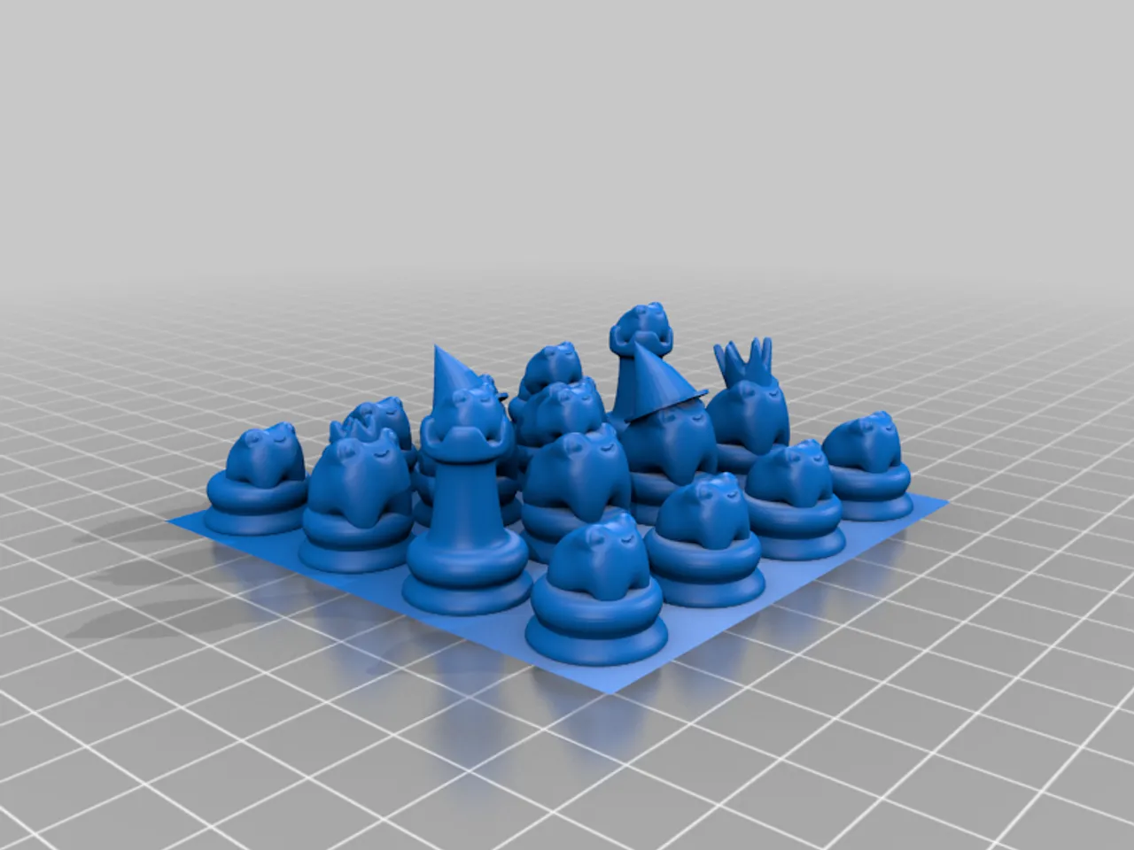 Frog Chess by vegetalko streaming | Download free STL model ...
