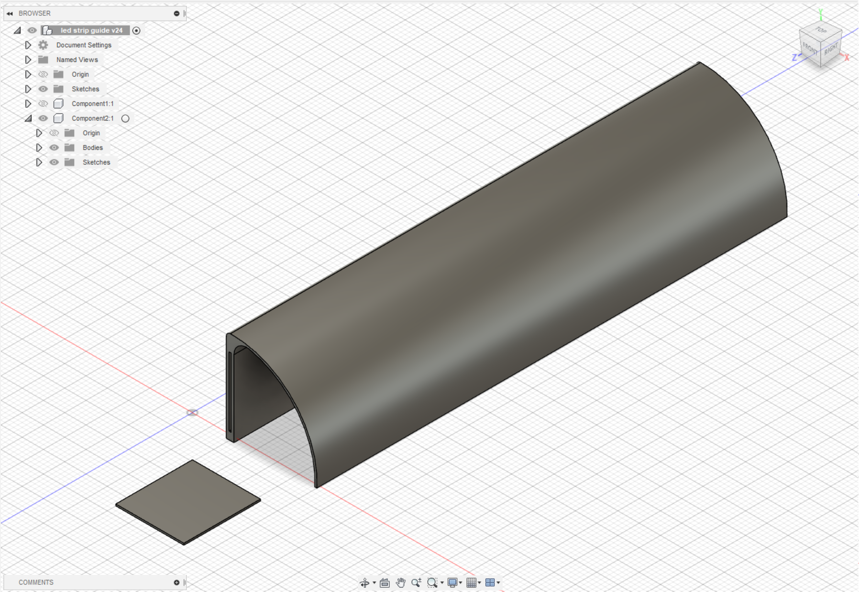 Lack Led Strip Diffuser by kripso | Download free STL model ...