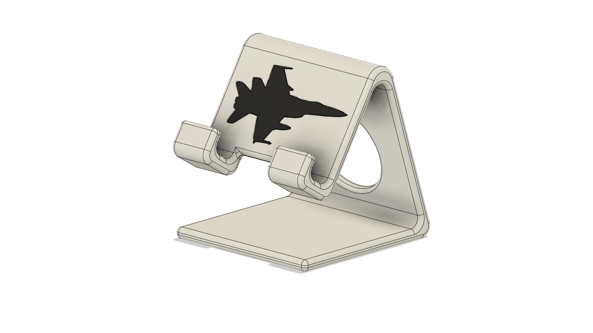 Customizable Phone Stand by Brimstone | Download free STL model ...
