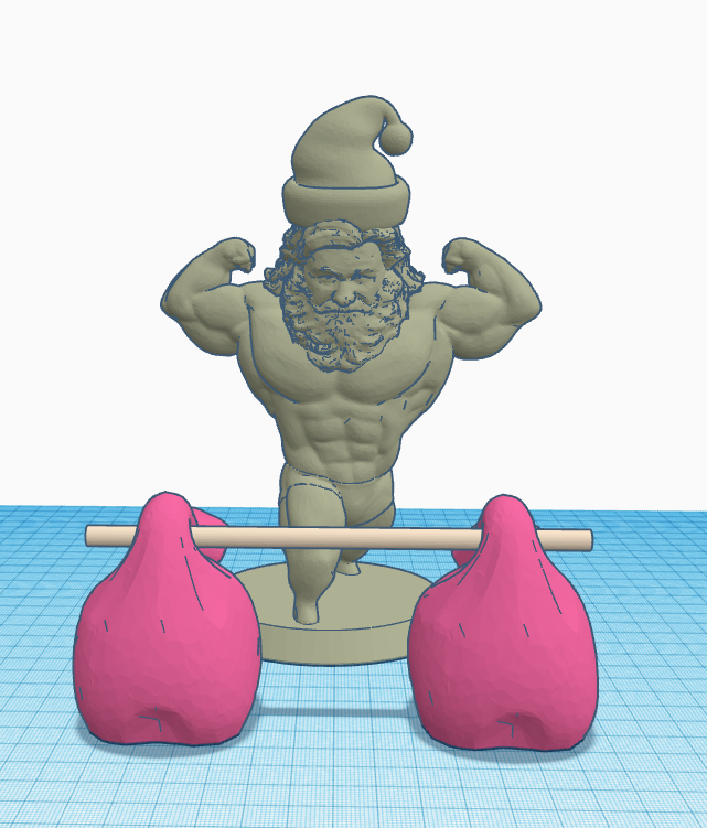 Ho Ho Hunky Santa by IndianaJase | Download free STL model | Printables.com