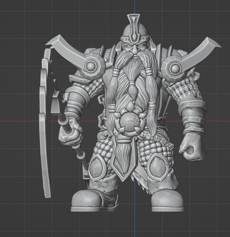 World of Warcraft Dwarf with complete Armor and Weapon by Viridian ...