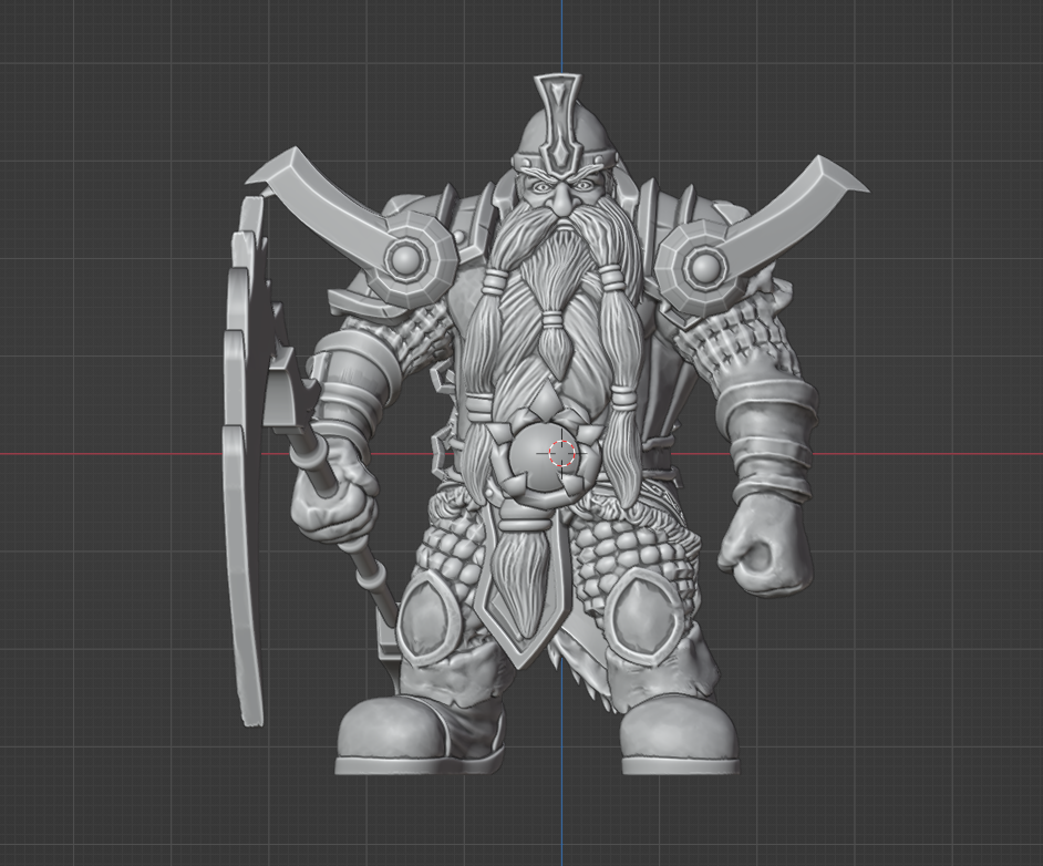 World of Warcraft Dwarf with complete Armor and Weapon by Viridian ...