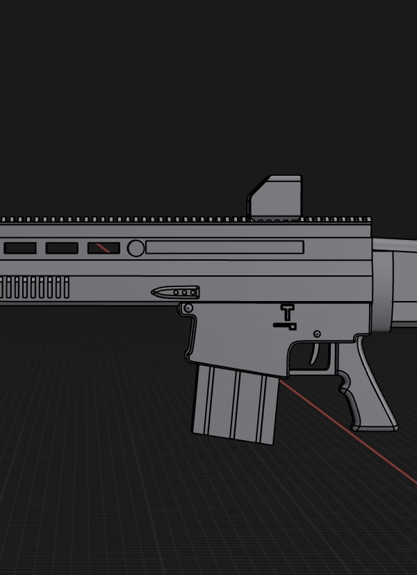 Micro Model: SCAR-H by mocha loaf | Download free STL model ...