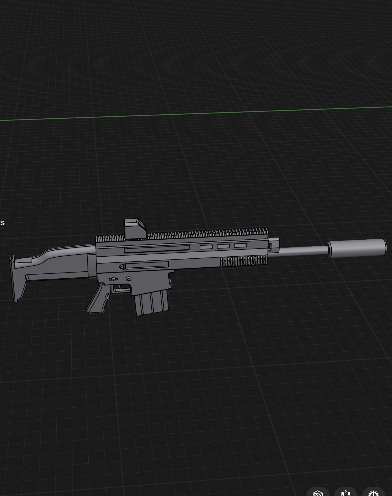 Micro Model: SCAR-H by mocha loaf | Download free STL model ...