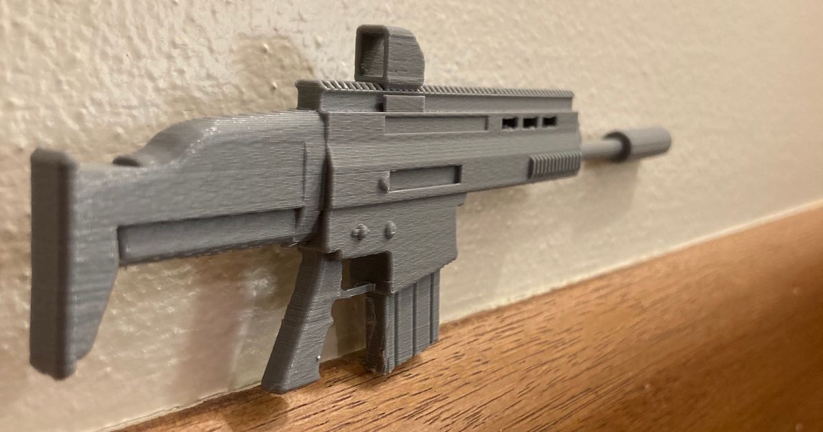 Micro Model: SCAR-H by mocha loaf | Download free STL model ...