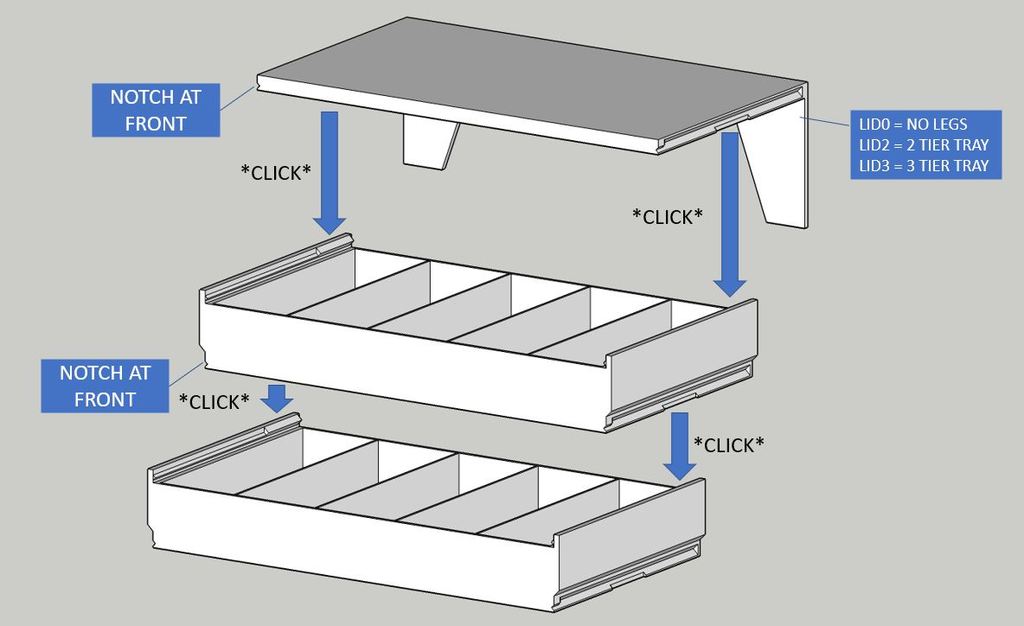Board Game Bit Drawers V2 by PandaruExpress | Download free STL model ...