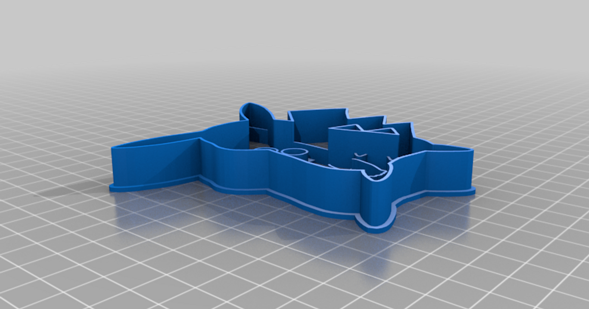 Pikachu cookie cutter, via an Inkscape extension by Fujin Raijin ...