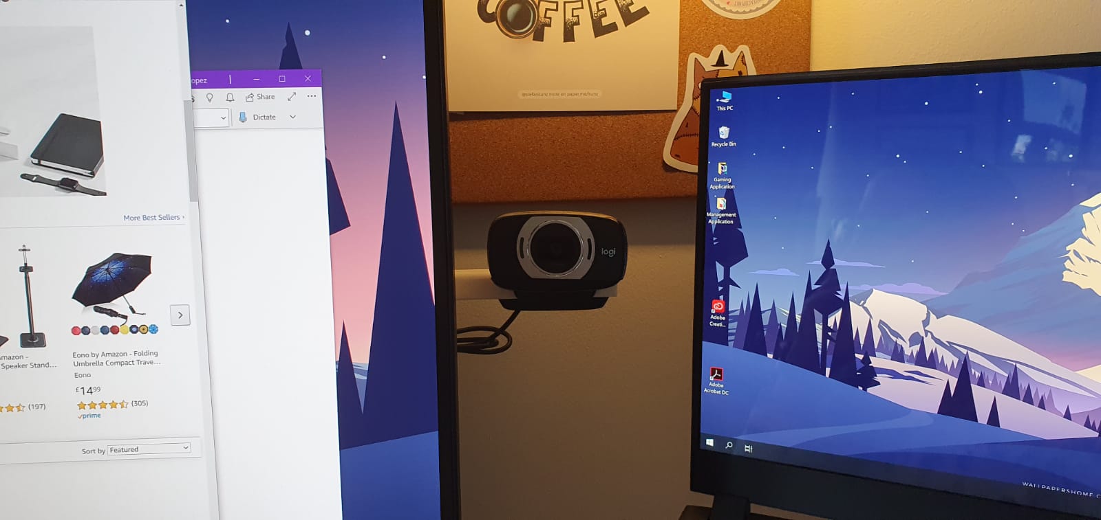 Hideable webcam mount behind monitor by Angus L | Download free STL ...