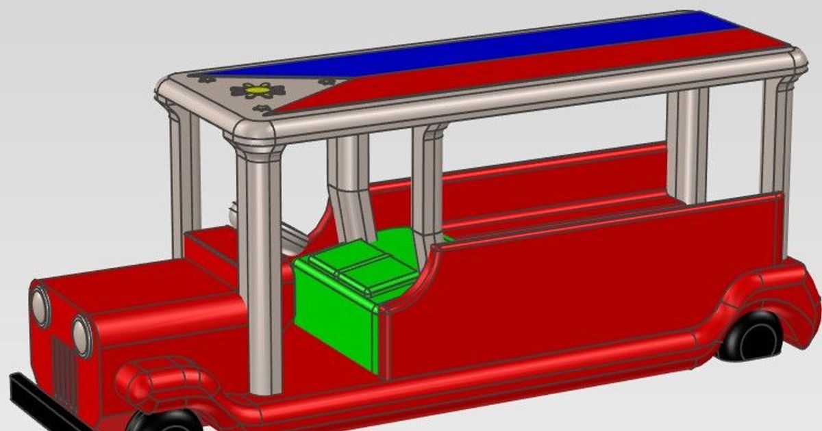 Jeepney by toolmaker | Download free STL model | Printables.com