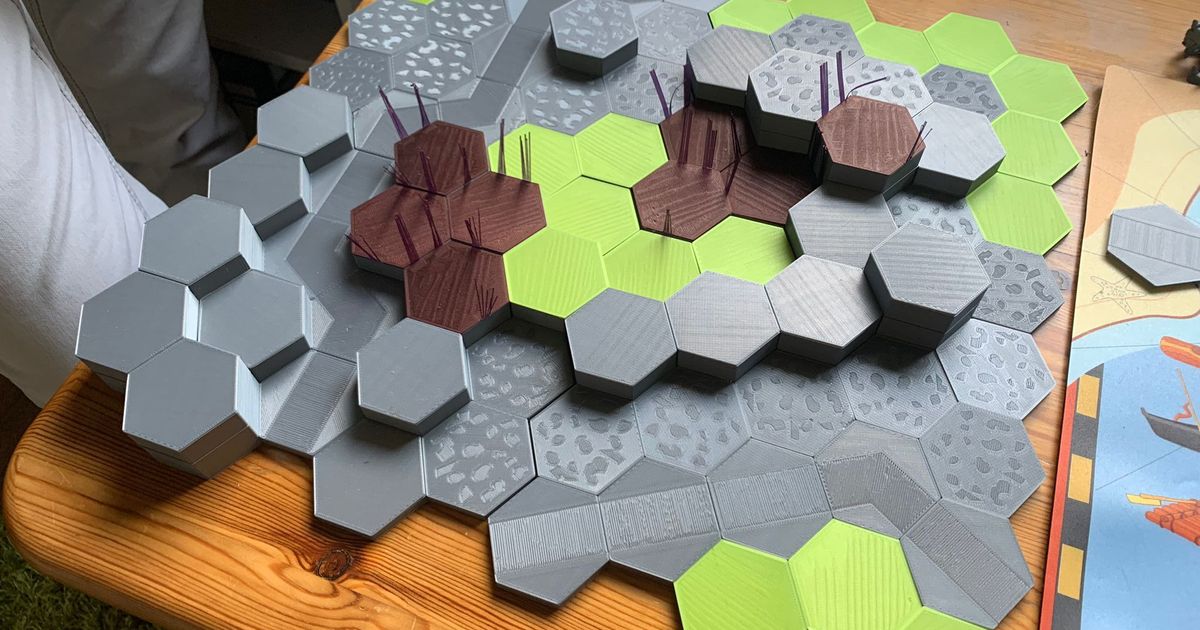 Modular game board for Battletech by Sdewe | Download free STL model ...