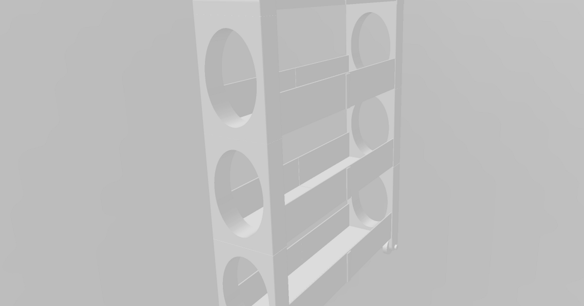 Storage Rack Kit - Customisable by Aenar | Download free STL model ...