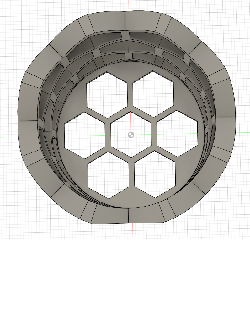 Hexagon Can Holder flat back by JRosello | Download free STL model ...