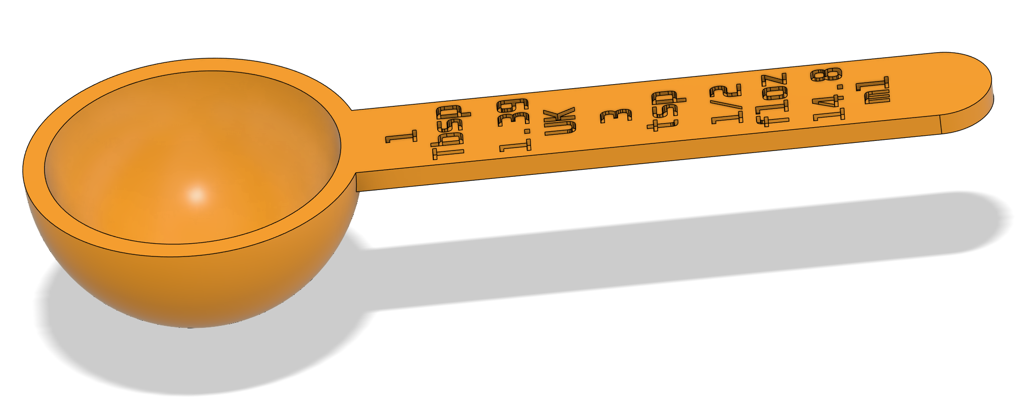 Useful Measure Spoons by oxide7 | Download free STL model | Printables.com