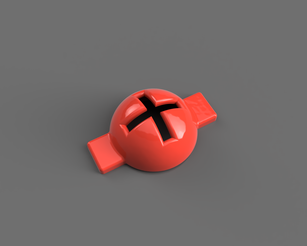 Golf Ball Marker - Cross by StayPuft11 | Download free STL model ...