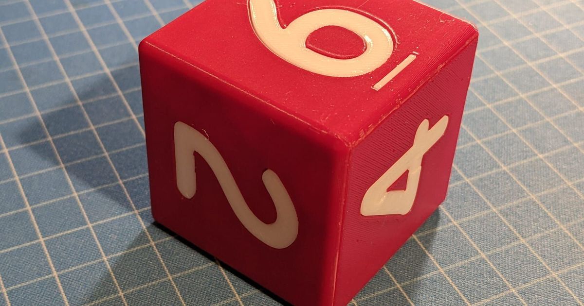 Cube Numbers By Luca Vitucci Download Free Stl Model