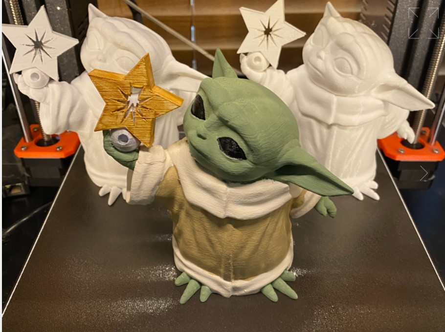 Baby Yoda (Grogu) WIth Star Tree Topper by Peter Farell | Download free ...