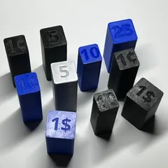 Coin Tubes by sideeffect001 | Download free STL model | Printables.com