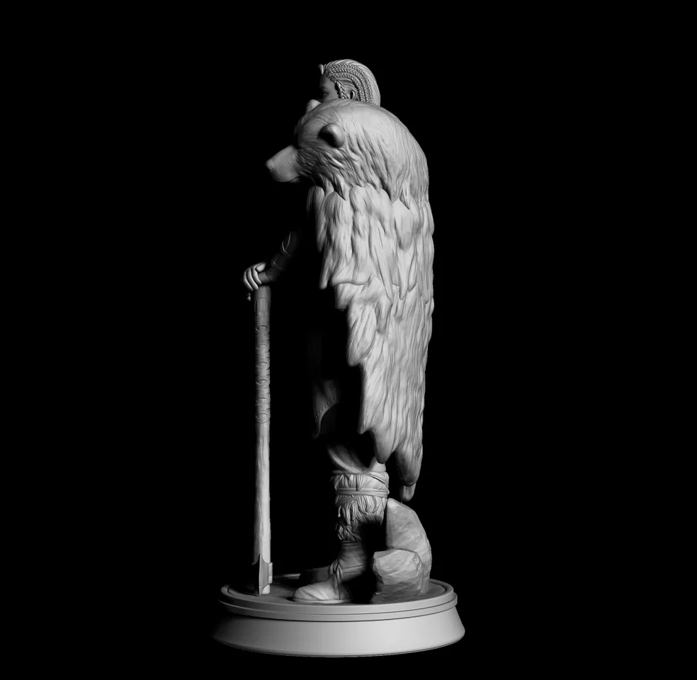 Barbarian Woman by AndréCgArt | Download free STL model | Printables.com
