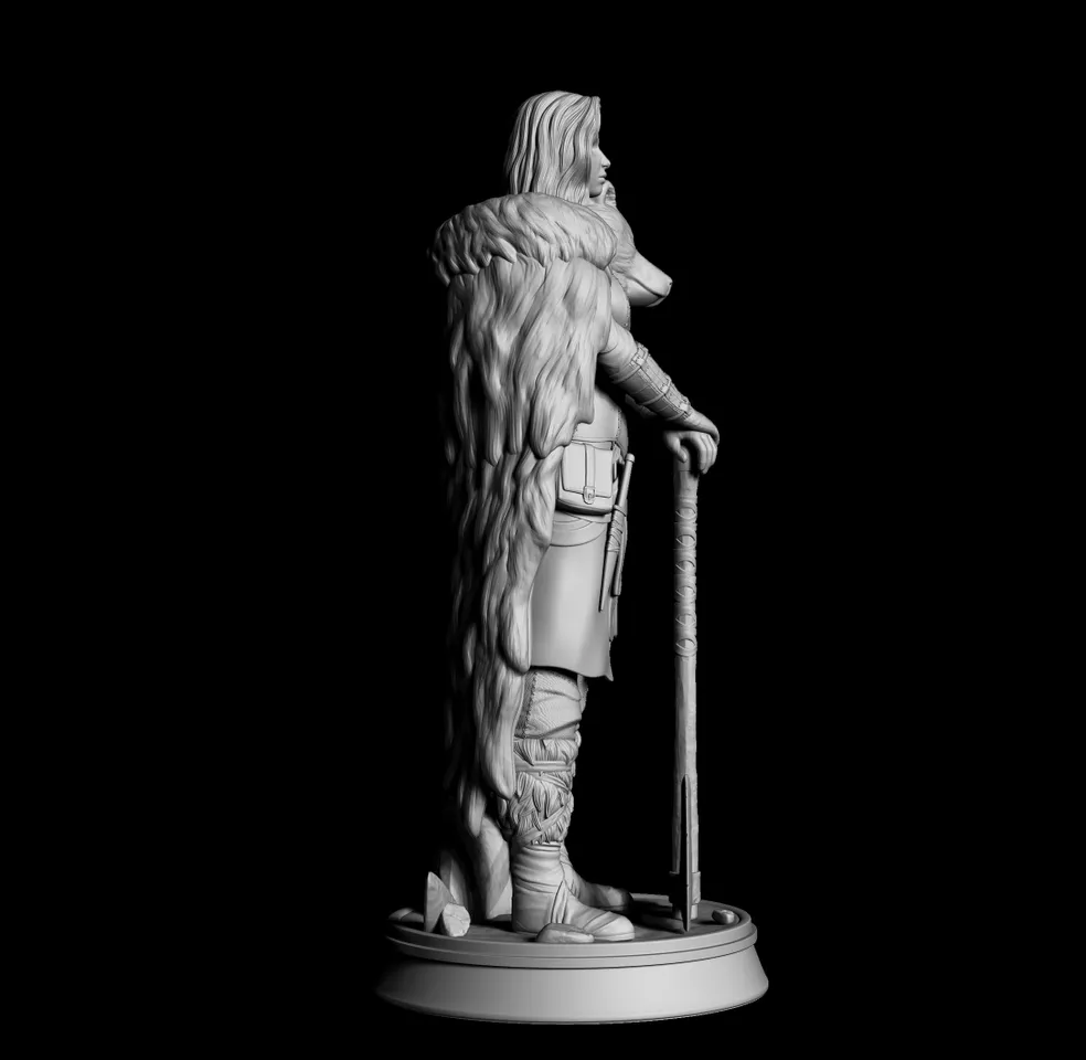 Barbarian Woman by AndréCgArt | Download free STL model | Printables.com