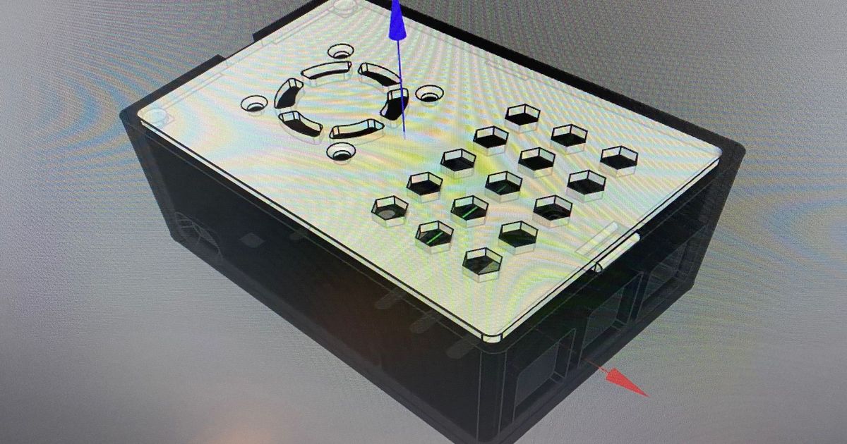 Raspberry Pi 4 B+ skadis Case by jbnadal | Download free STL model ...