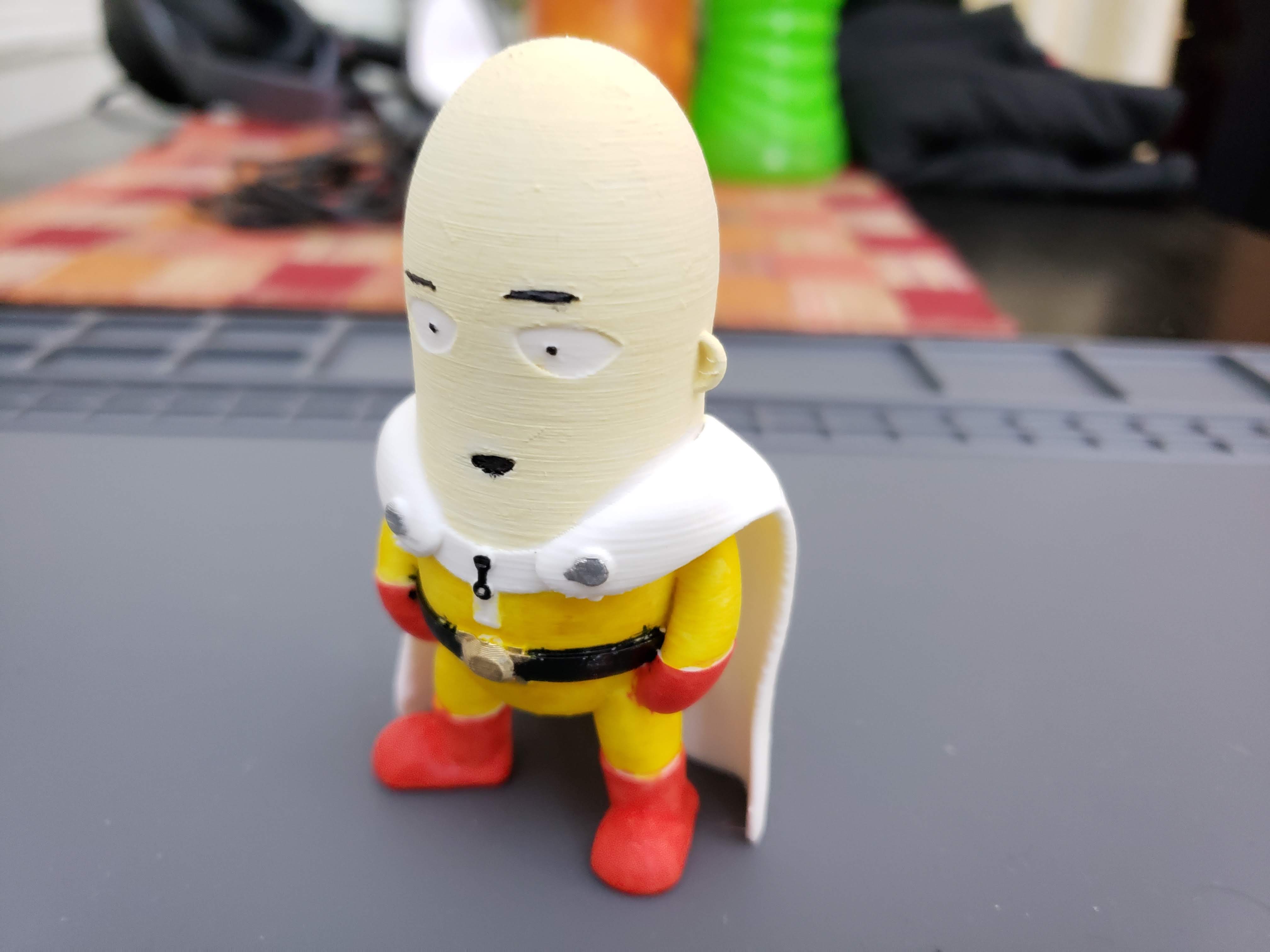 One Punch Man - Saitama Mini Dude von Dsk001 | Kostenloses STL-Modell ...