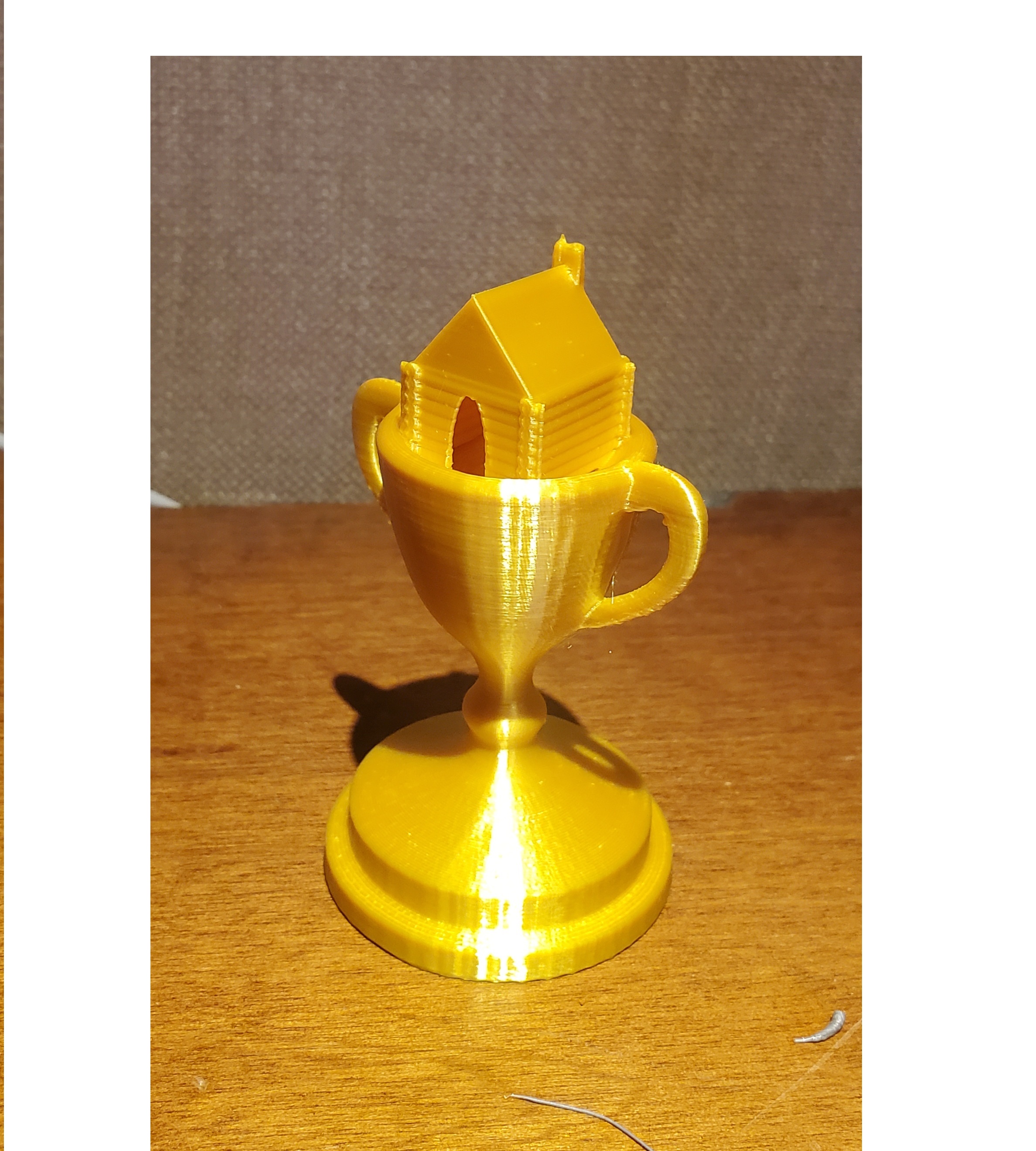 Log Cabin Trophy by Desert3DPrinting | Download free STL model ...