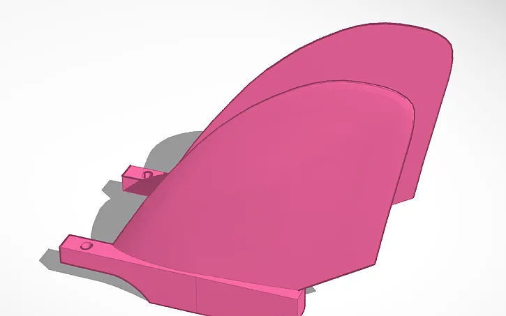 Surf Kayak Cutaway Fins by Mikedebarra | Download free STL model ...