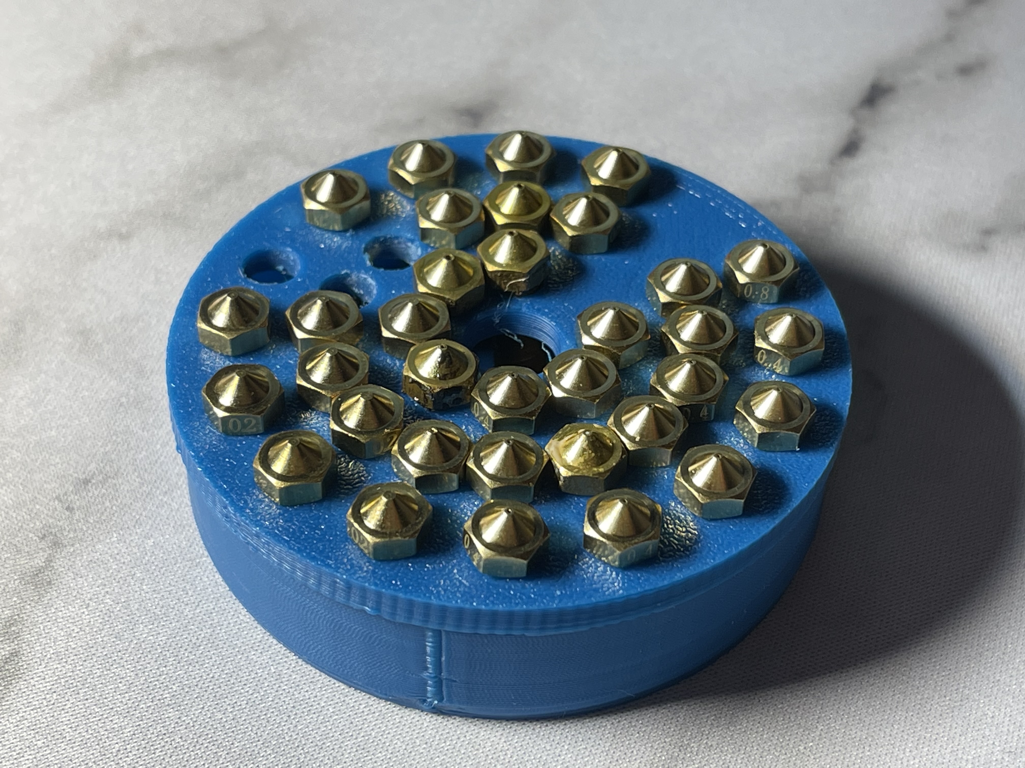 Nozzle Storage by Micro Center | Download free STL model | Printables.com