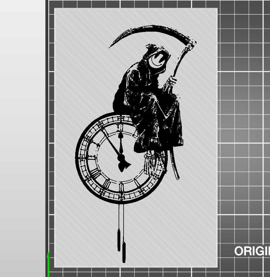 Banksy's Grin Reaper - 2 Color w/filament change (1 at a time) by ...
