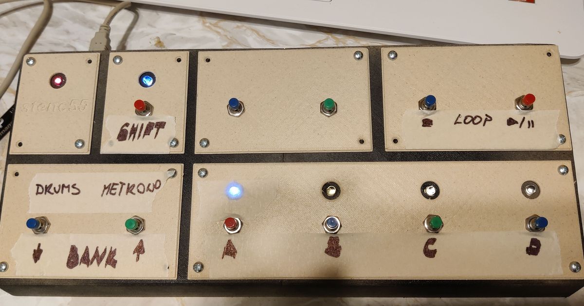 Guitar stompbox by stenc55 | Download free STL model | Printables.com
