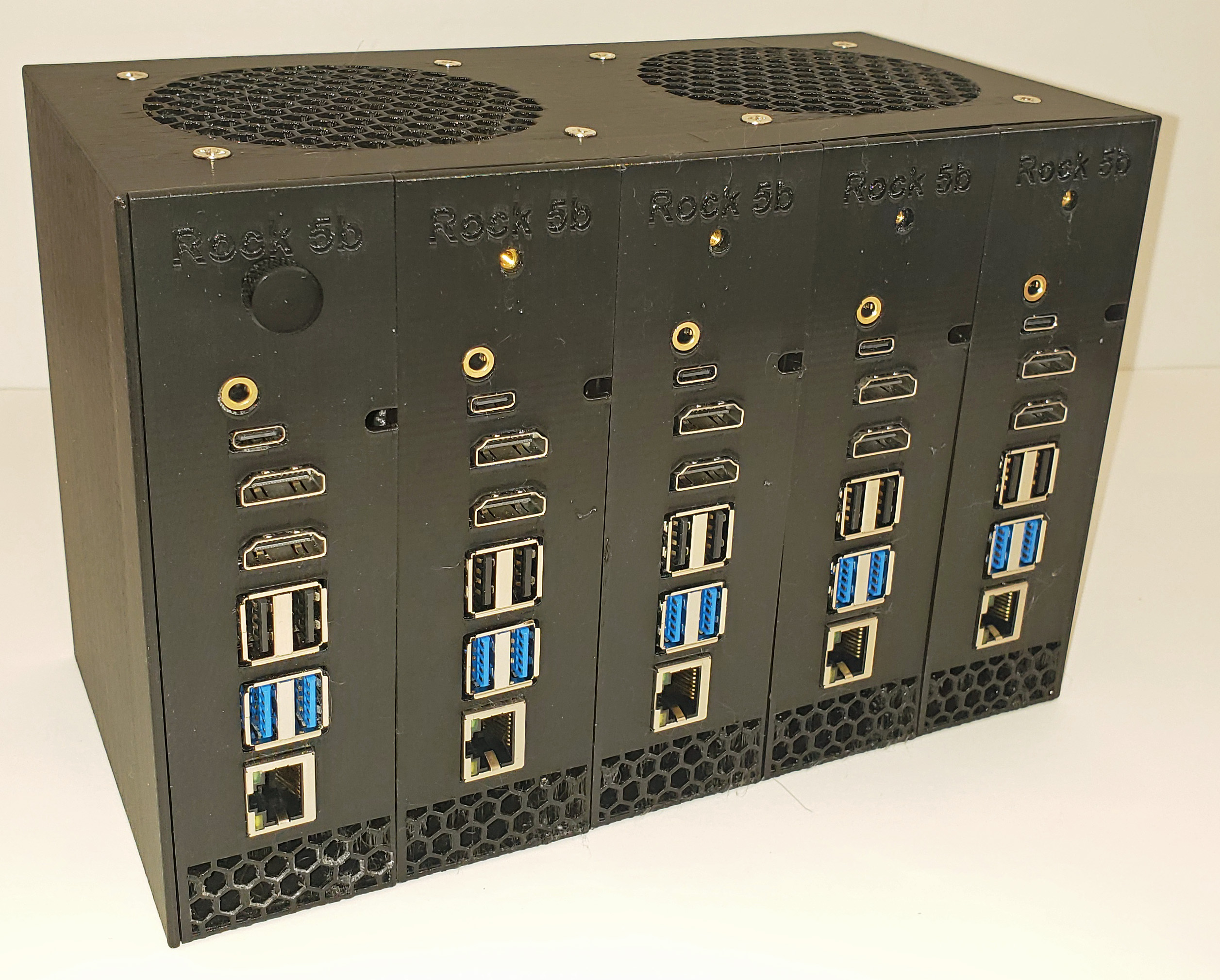 Rock 5B 5-node cluster von PigLover | Kostenloses STL-Modell ...