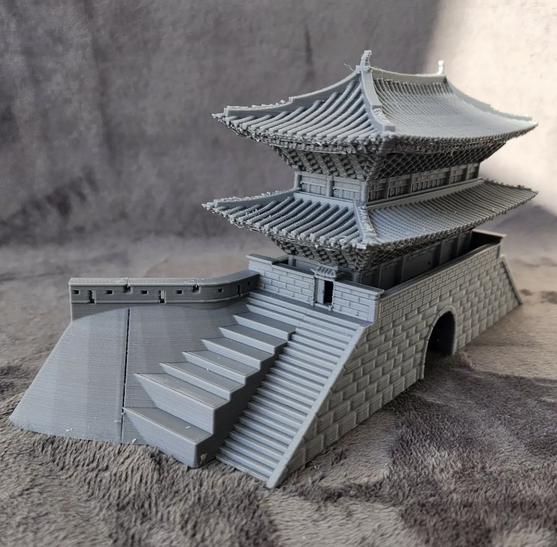 Namdaemun ( Sungnyemun ) Gate - Seoul , South Korea by MiniWorld3D ...