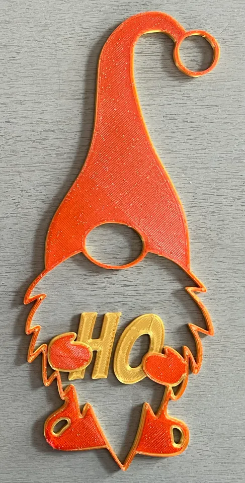 Christmas Gnome "Ho Ho Ho" by PhenixPapillon | Download free STL model ...