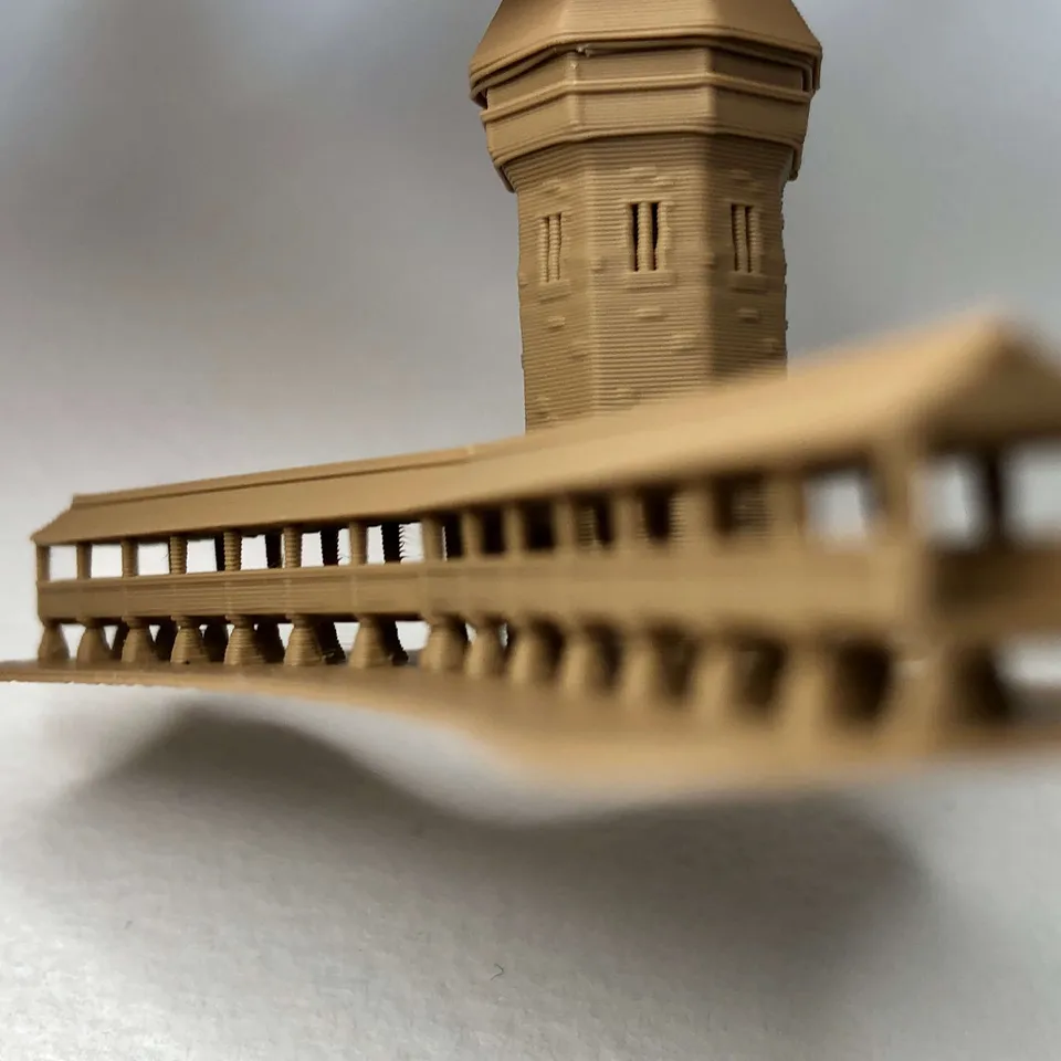 Chapel Bridge (Kapellbrücke) - Lucerne , Switzerland by MiniWorld3D ...
