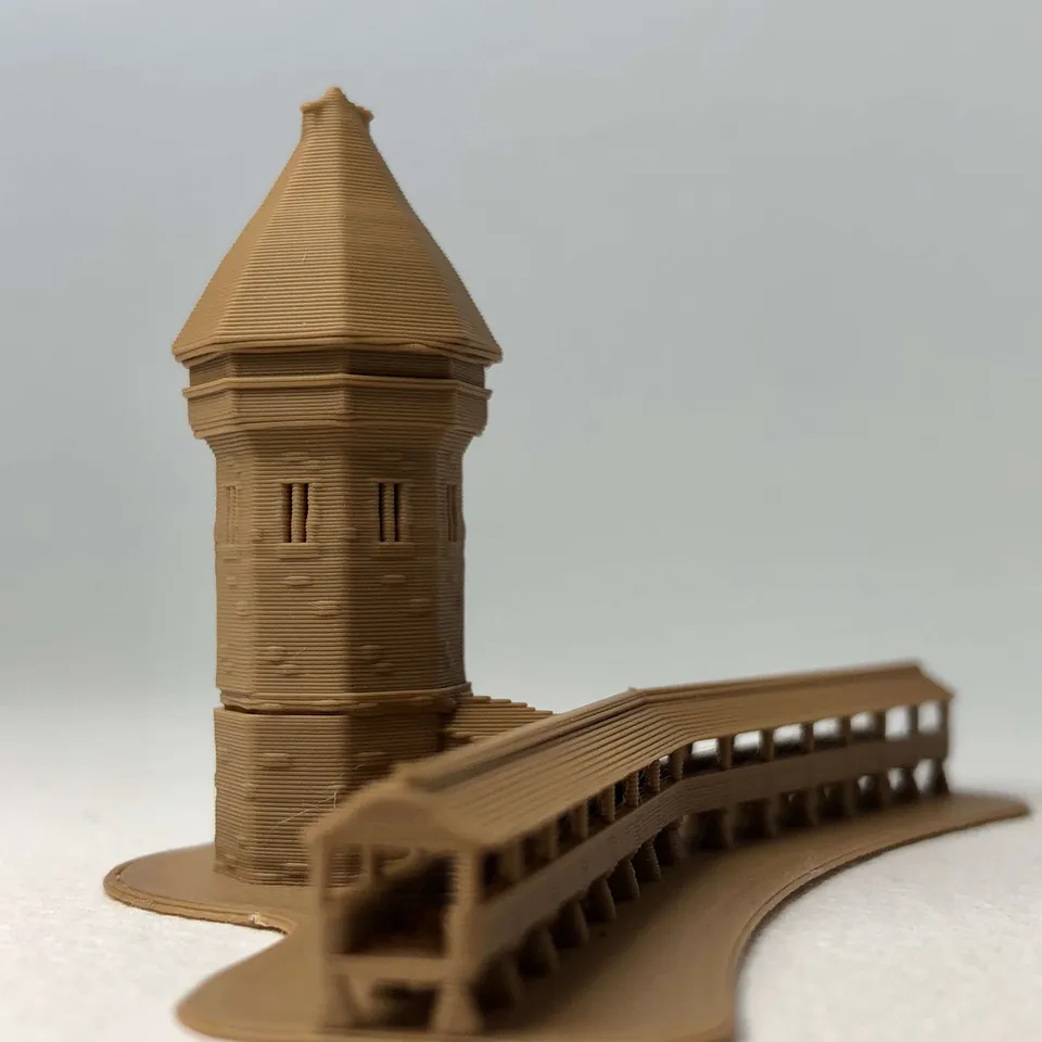 Chapel Bridge (Kapellbrücke) - Lucerne , Switzerland by MiniWorld3D ...