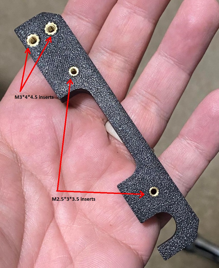 Neptune 3 BLTouch mounting bracket (using M2.5 inserts) by bsas3d ...