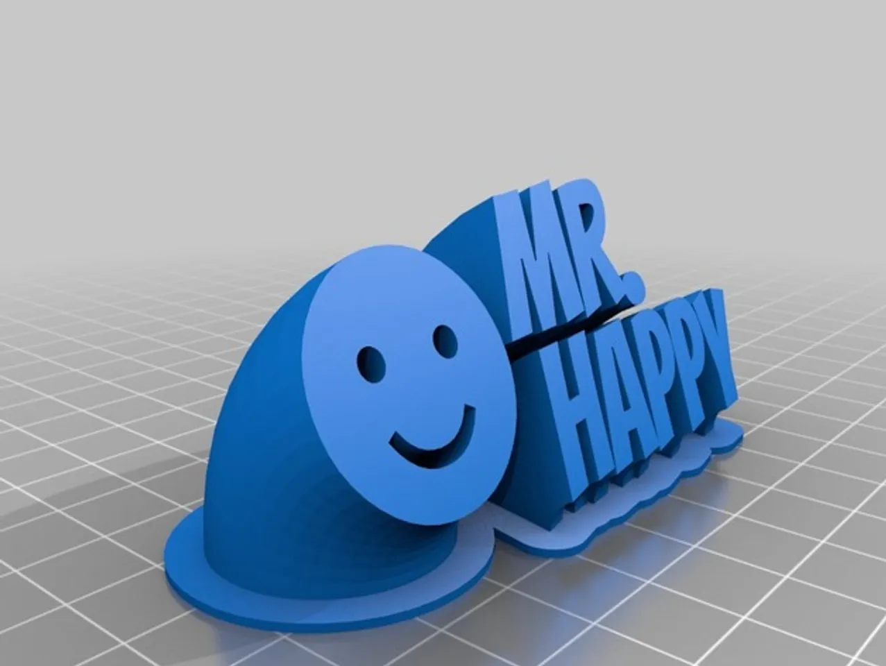 Sweeping 2-line name plate by Makkuro | Download free STL model ...