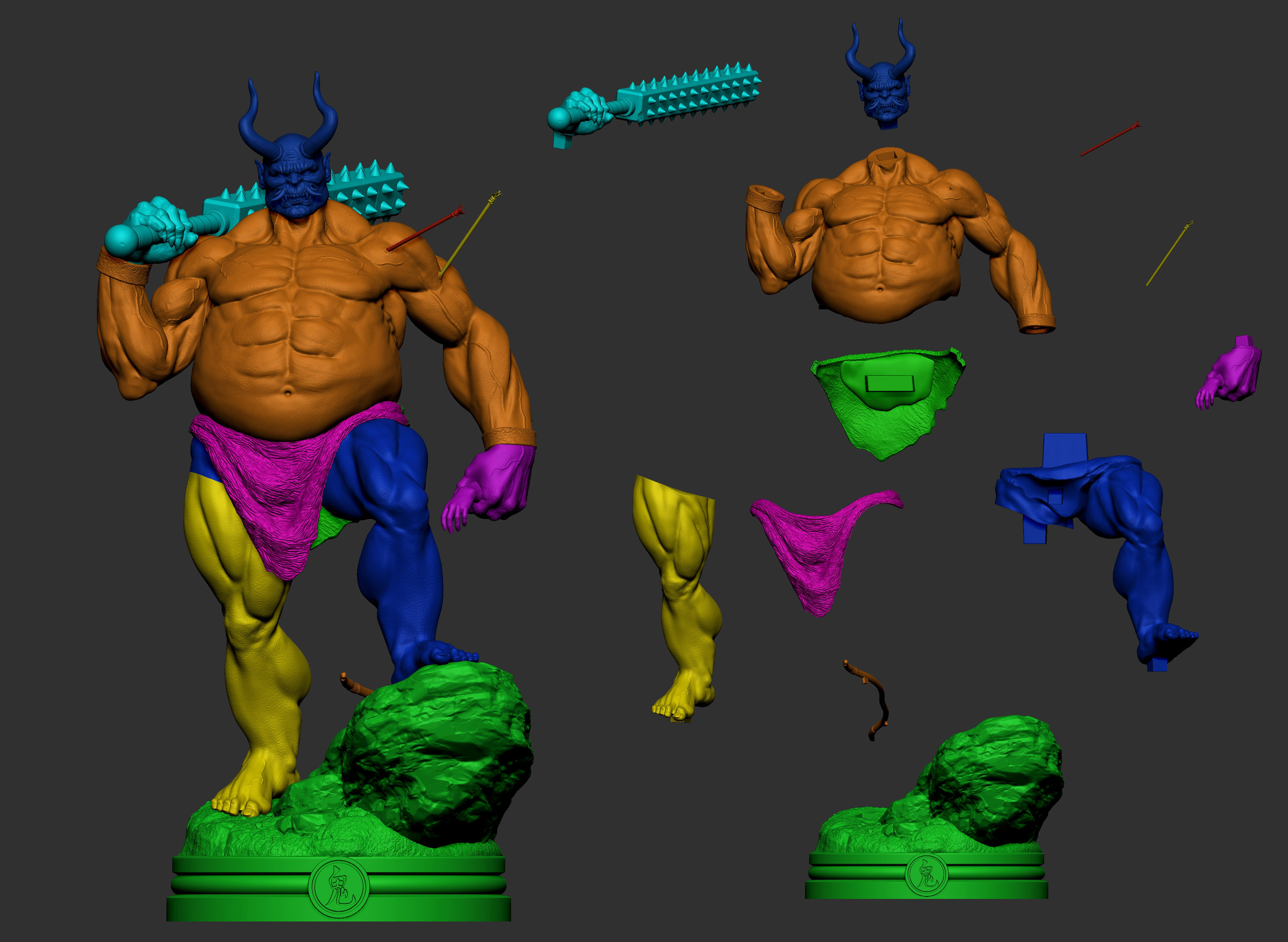 Oni by Leonardo Tostes | Download free STL model | Printables.com